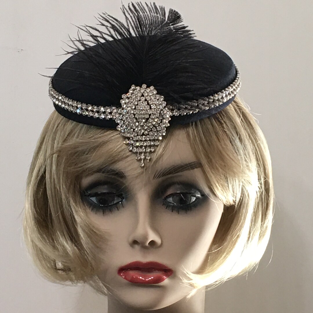 Black Fascinator, Races Headband, Kentucky Derby Headband, British ...