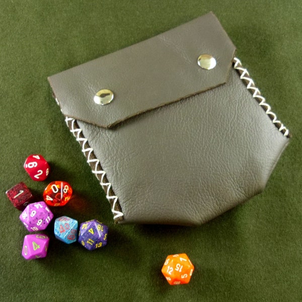 Leather Dice Bag - Etsy