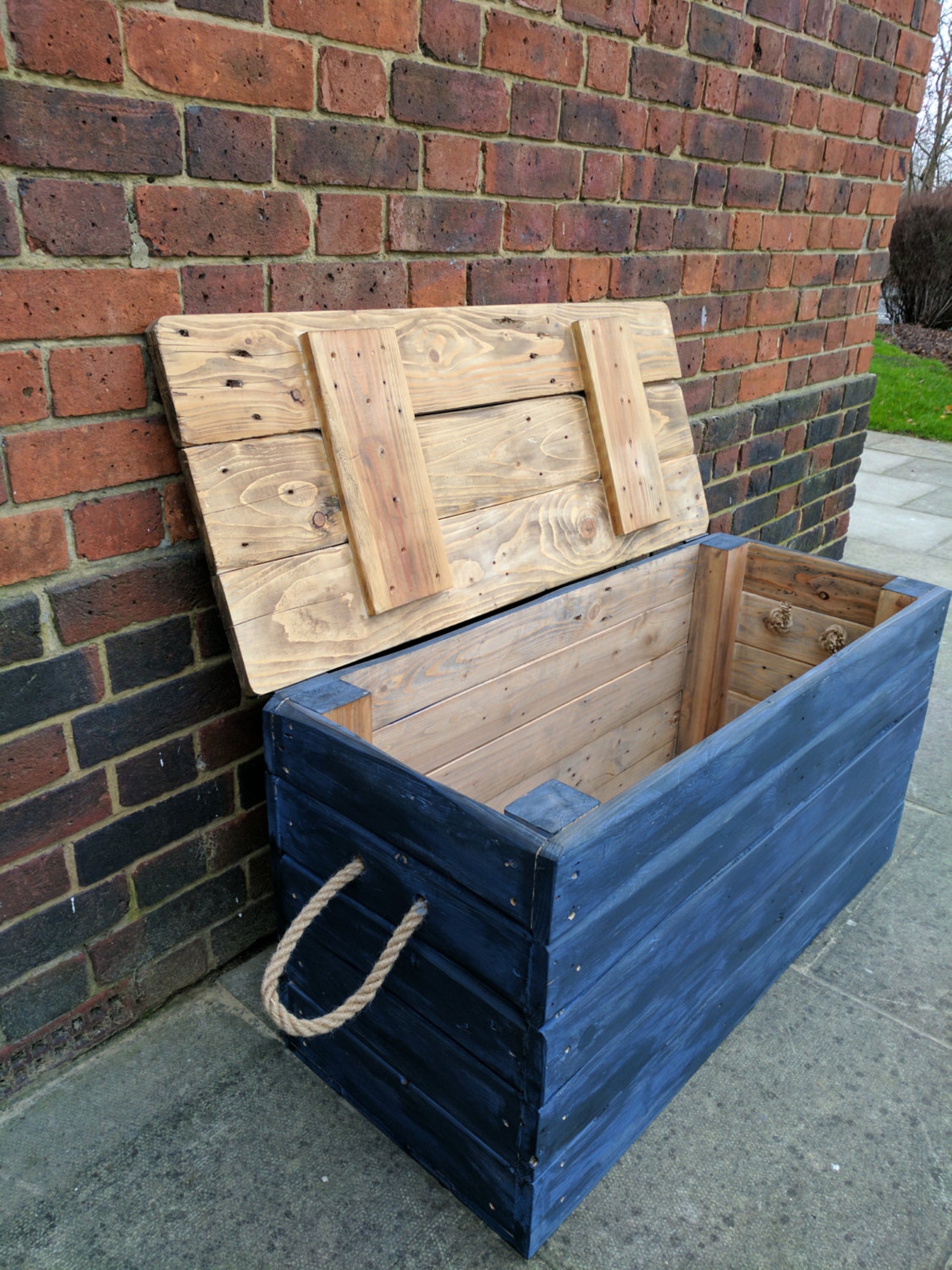 Rustic Storage Trunk Chest Hope Box Toy Box Handmade From - Etsy UK