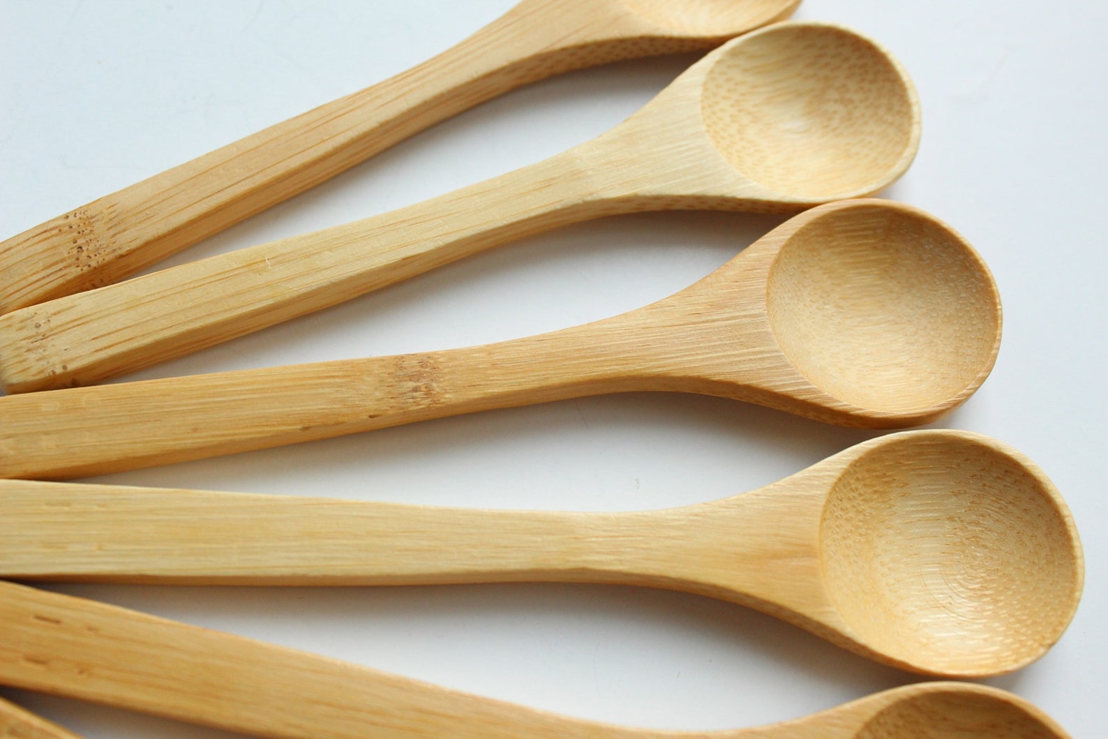 BULK Small BAMBOO Spoons 4 Inch High QUALITY Small Spoons - Etsy UK