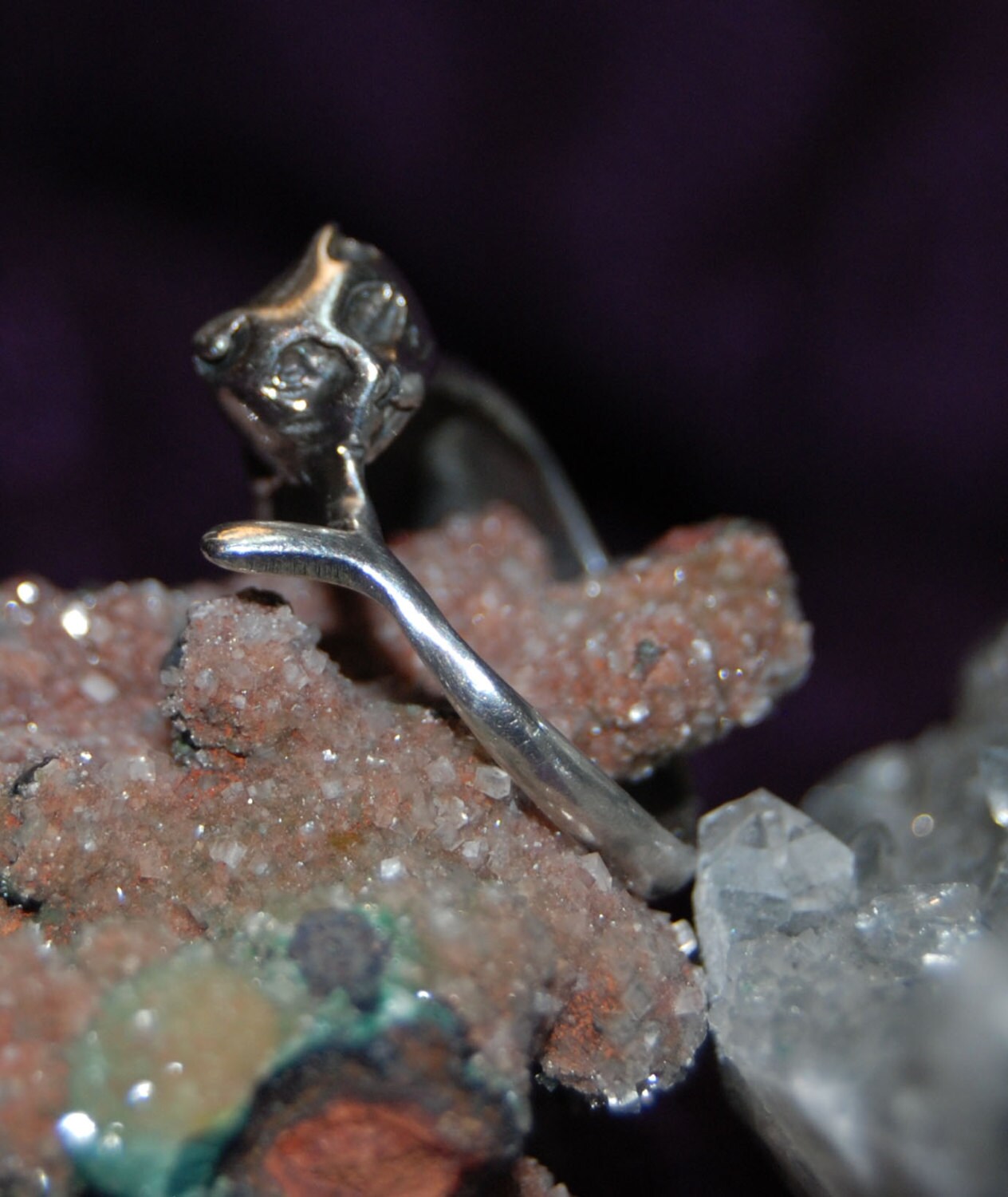 Vintage Sterling Silver Kitty Cat Climbing Wrap Around Tail | Etsy