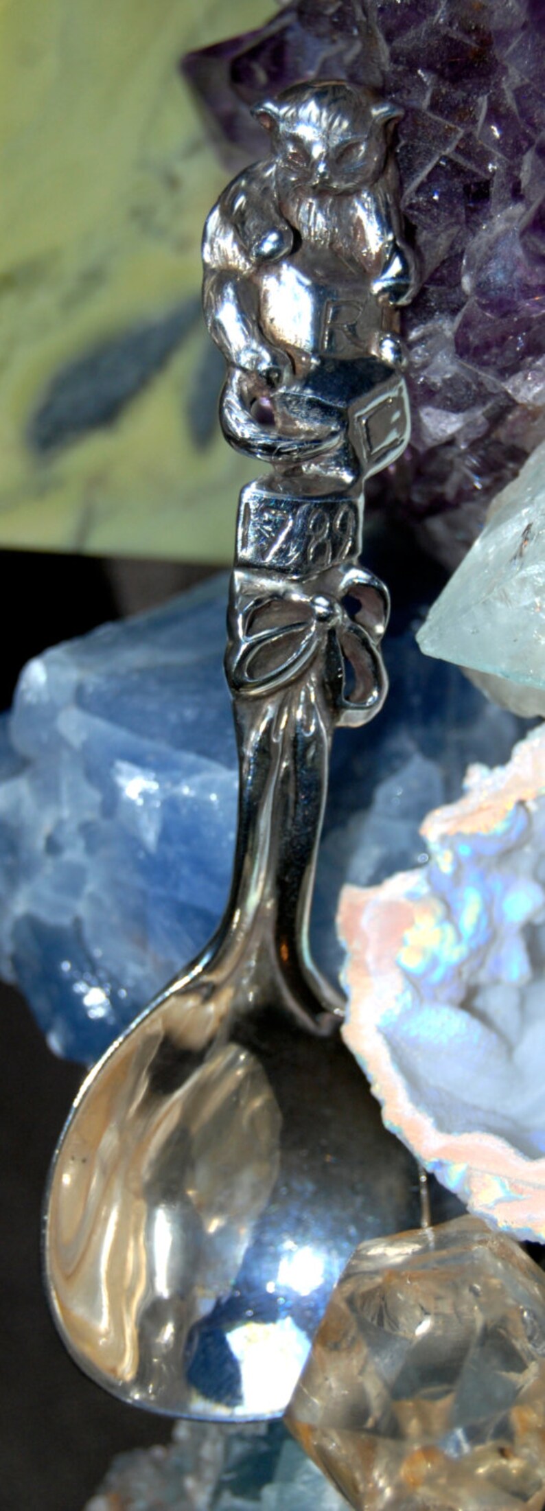 Vintage Sterling Silver Baby Spoon Ruth Pierce Designs J R C 17 89 ...