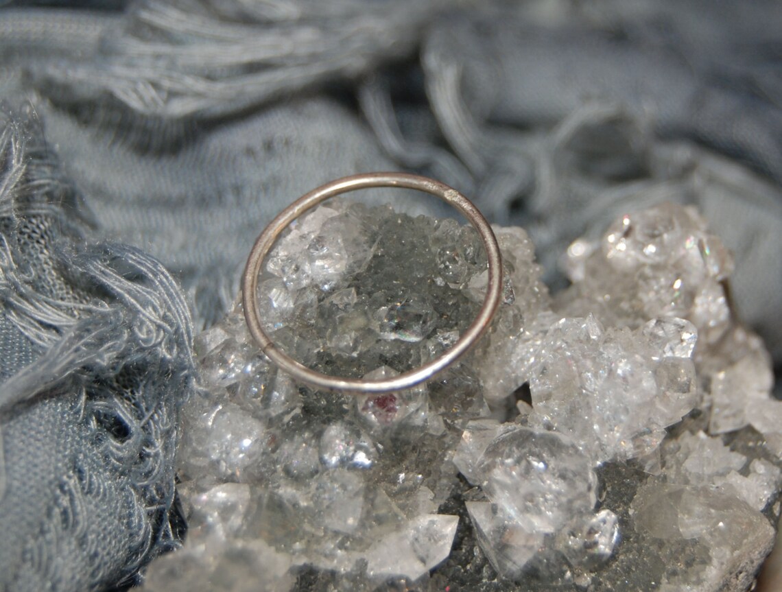 Classic Stacking Super Thin Wire 925 Sterling Anniversary - Etsy