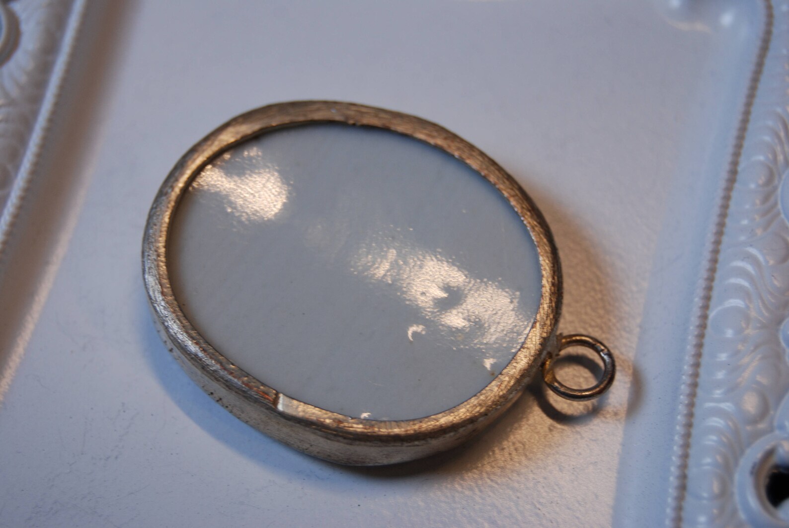 Unique Hand Painted Chipped Heavy Porcelain Glazed Pottery | Etsy