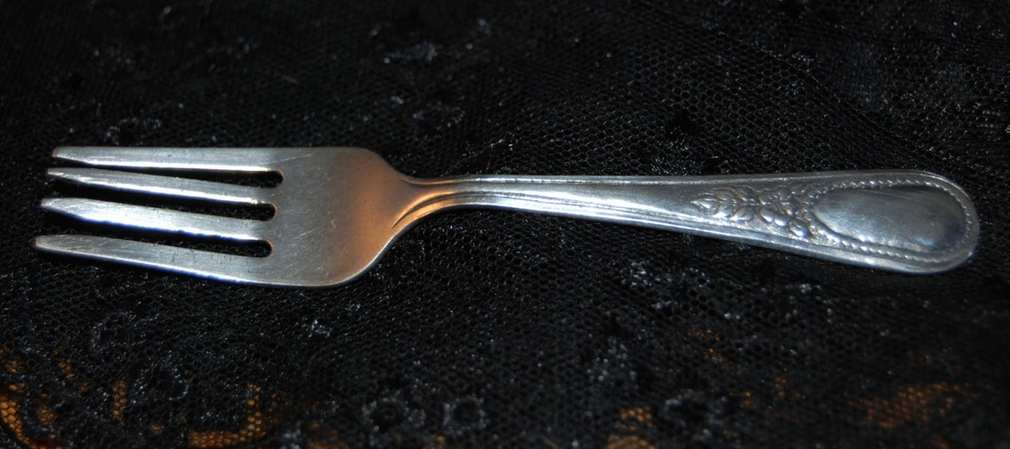 Baby Fork Vintage Sterling Silver Collectible Heirloom Cute - Etsy