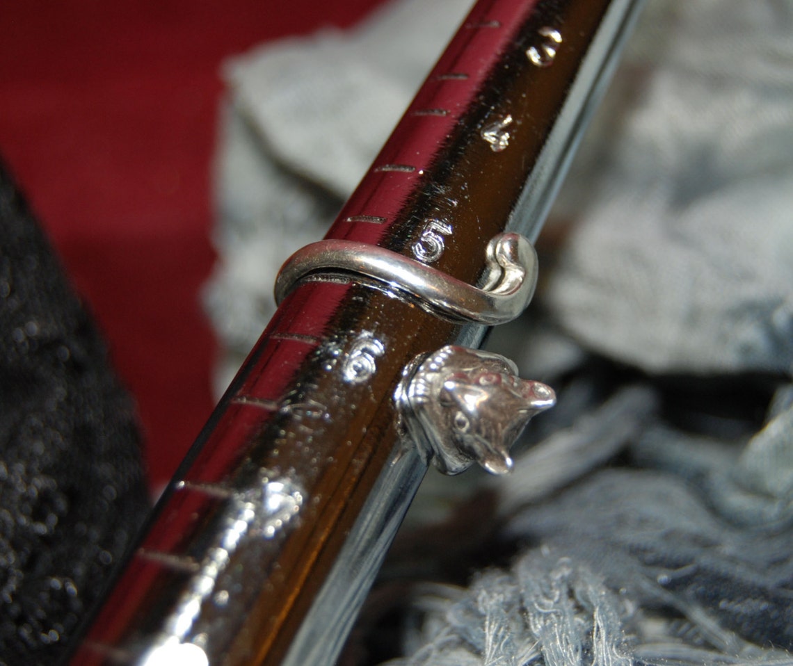 Vintage Sterling Silver Kitty Cat Climbing Wrap Ring 925 - Etsy