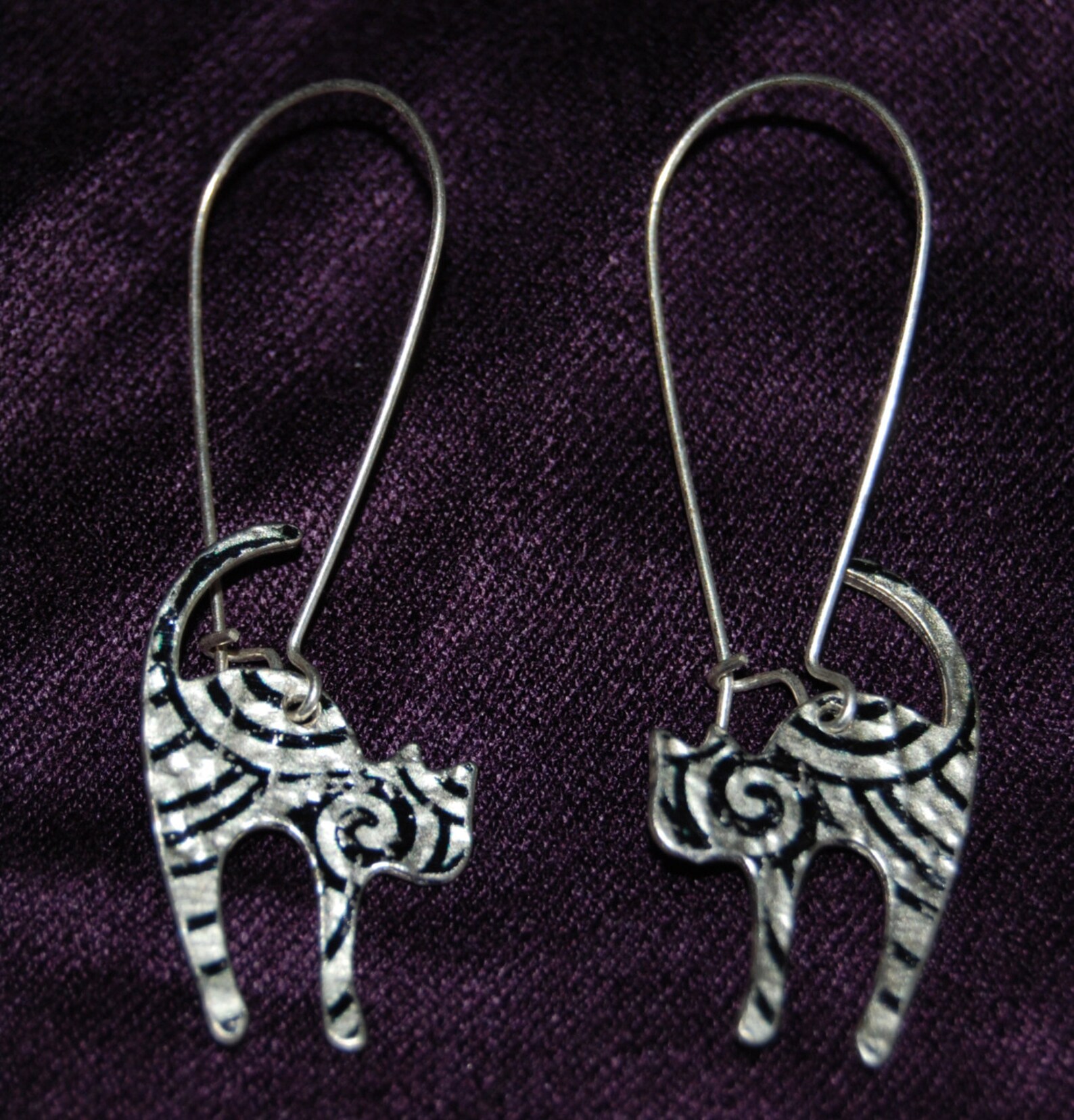 Vintage Scared Halloween Reversable 2-way Kitty Cat Trippy - Etsy