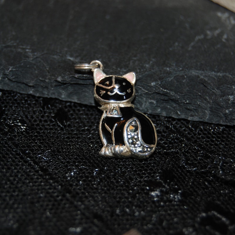 Cat Pendant - Etsy UK