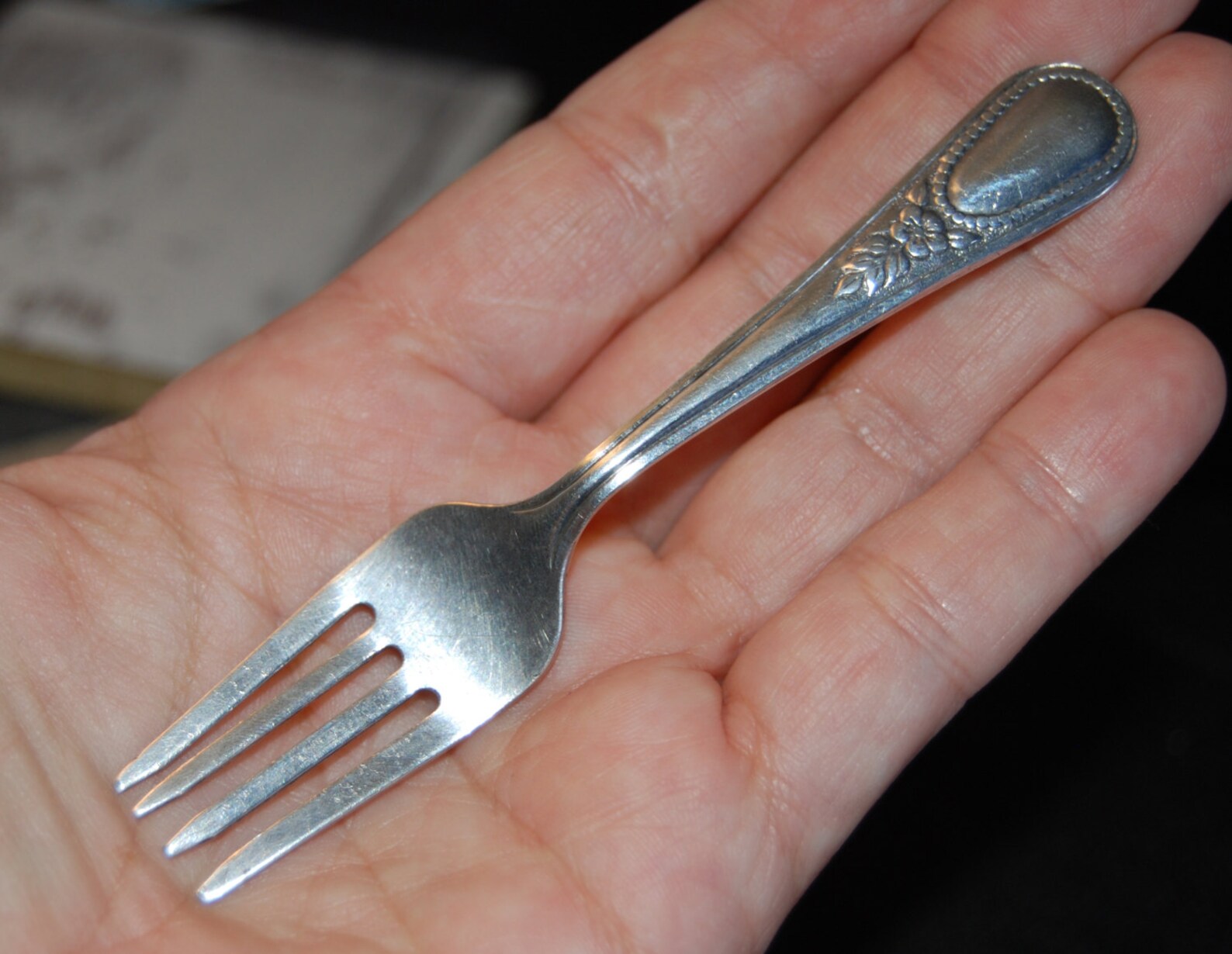 Baby Fork Vintage Sterling Silver Collectible Heirloom Cute - Etsy