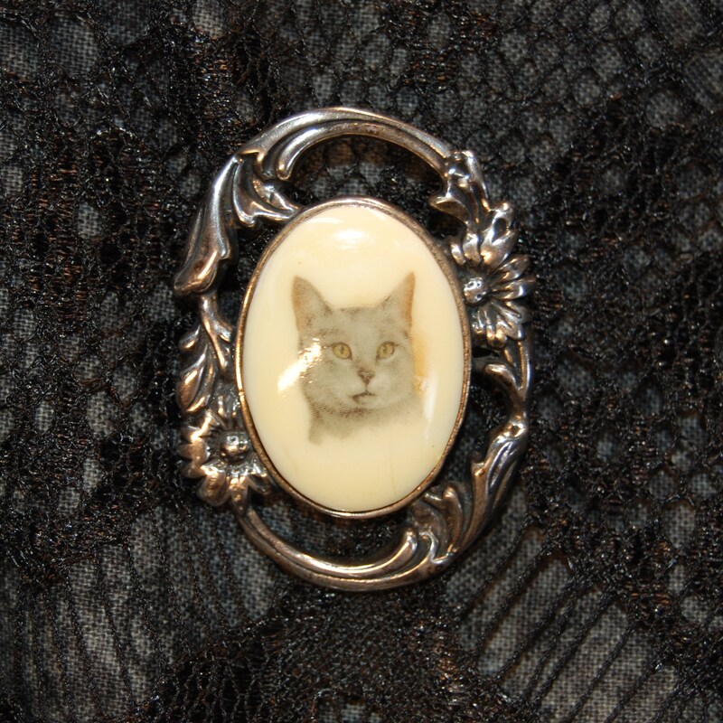 Cat Cameo - Etsy