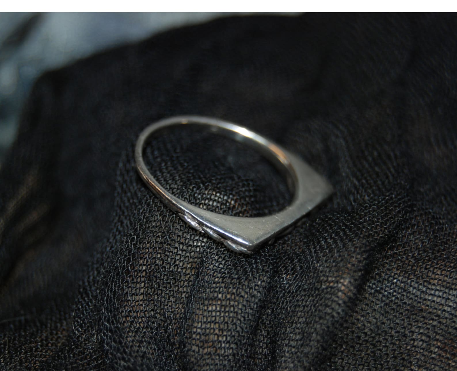 Classic One Sided Stacking Scroll Tapered 925 Sterling Anniversary ...