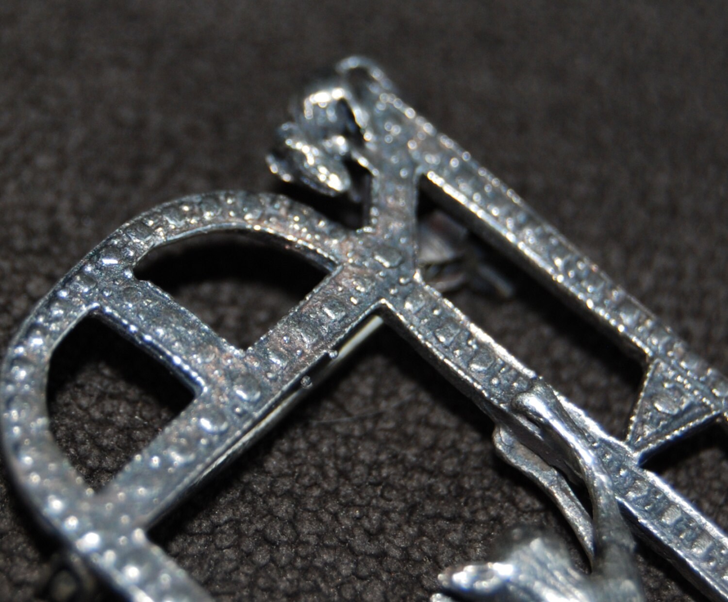 Milgrain Vintage Sterling Silver Bad Kitty About to Catch a | Etsy