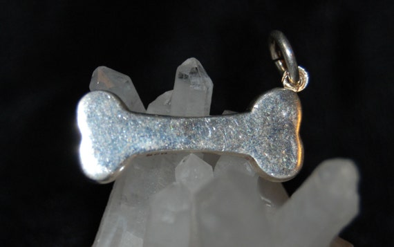 Vintage Detailed Classic Dog Bone Sterling Silver Cha… - Gem