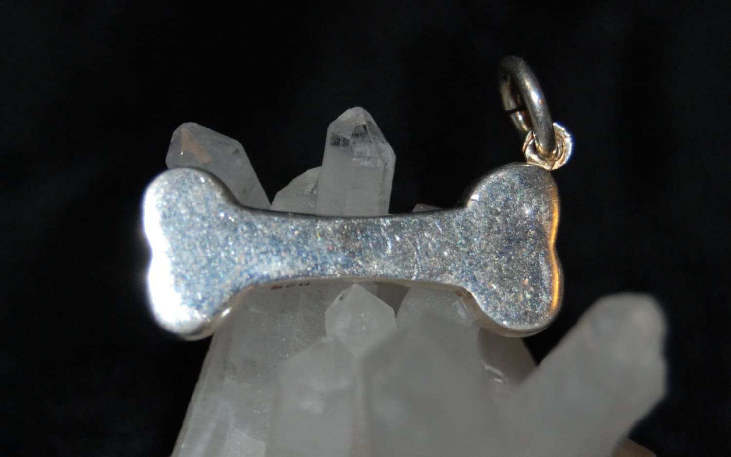 Vintage Detailed Classic Dog Bone Sterling Silver Charm Pendant for ...