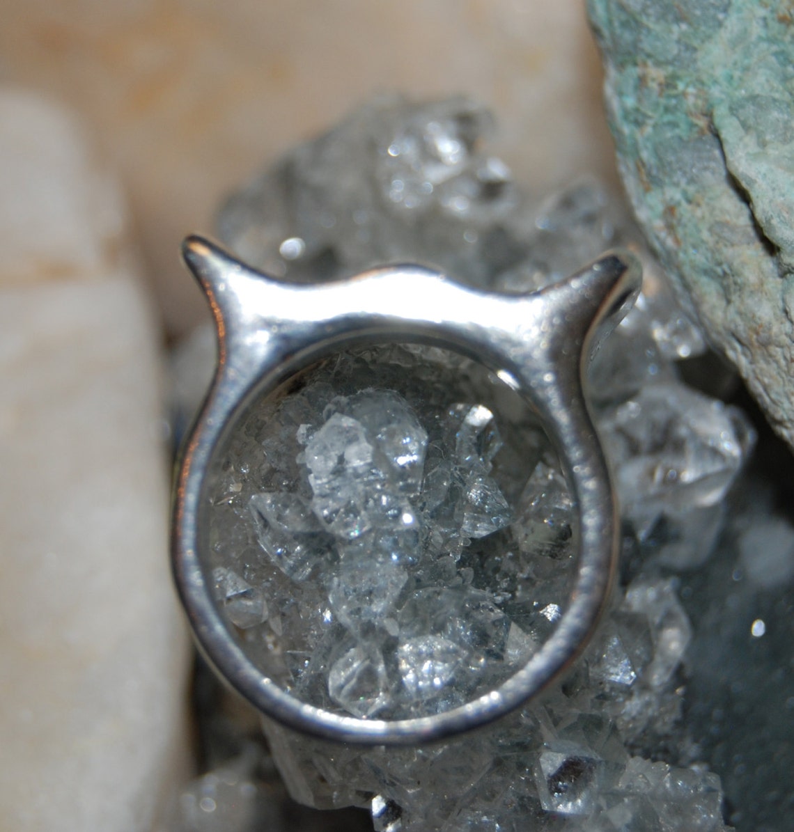 Unique Vintage Bold Sterling Silver Kitty Cat Modernist Cat - Etsy