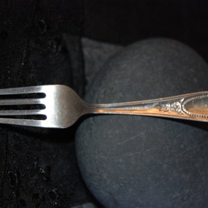 Baby Fork Vintage Sterling Silver Collectible Heirloom Cute Kitty Cat ...