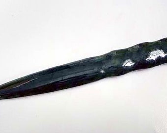 Nephrite Jade Wave Paper Knife. S273 | Etsy