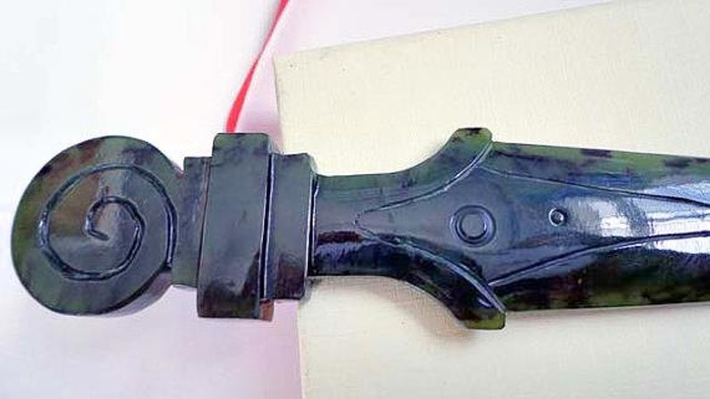 Nephrite Jade Paper Knife. S224 - Etsy