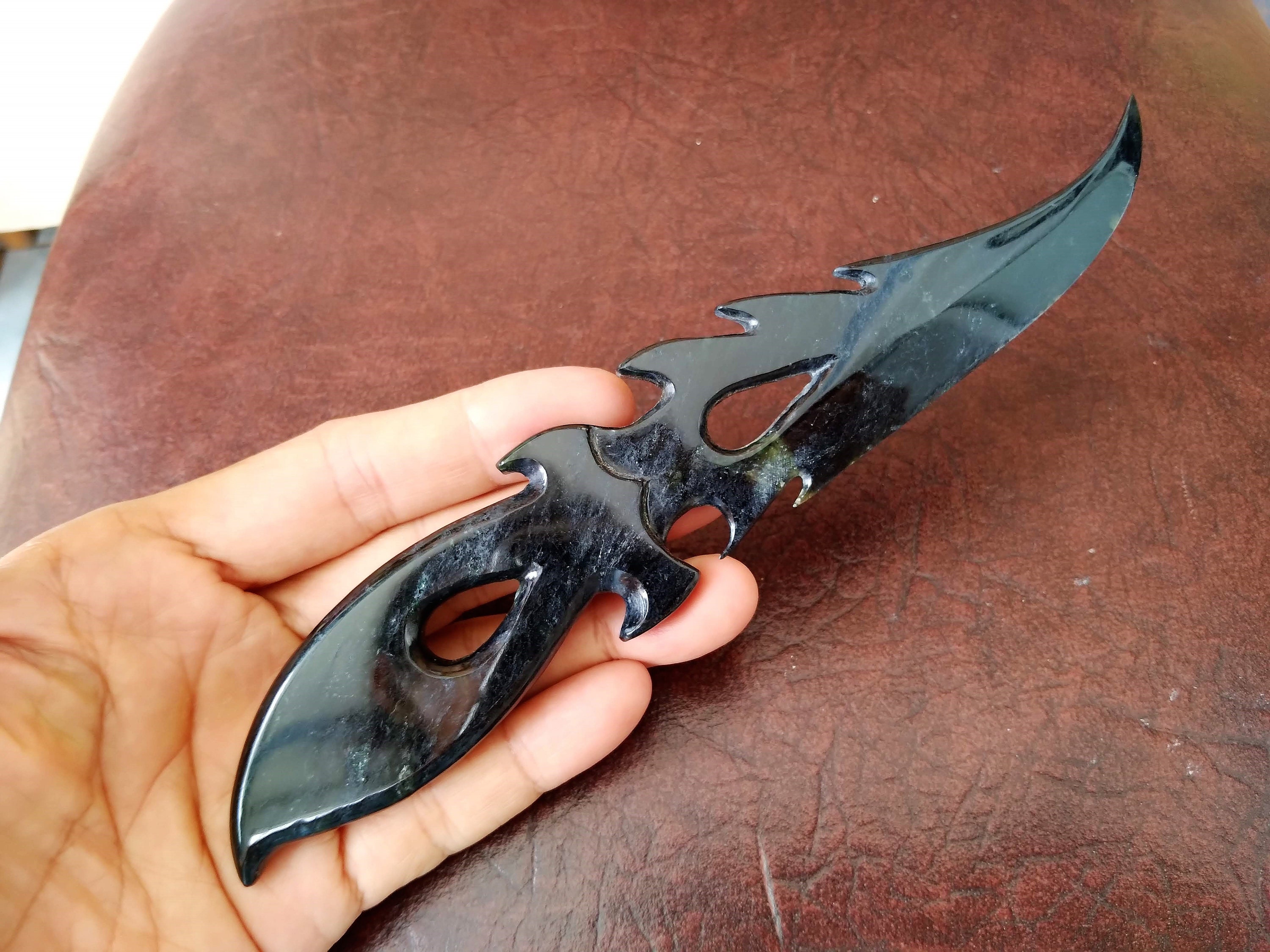 Nephrite Jade Paper Knife. S276 - Etsy