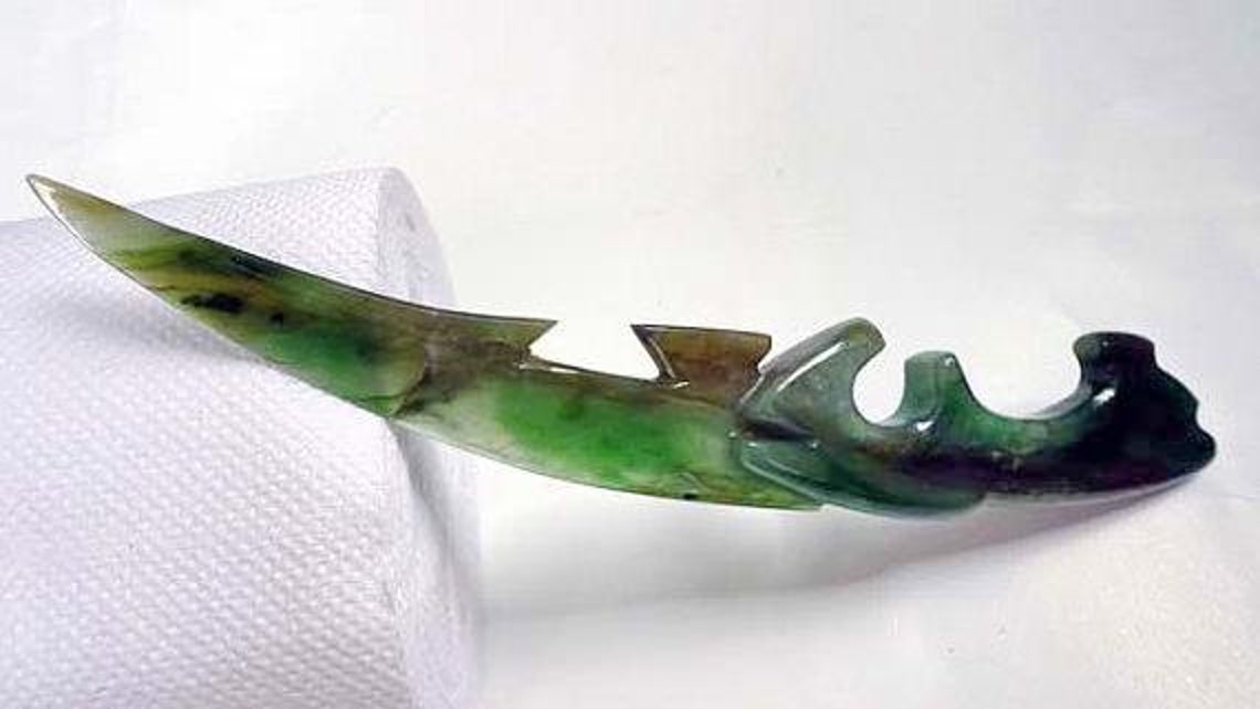 Nephrite Jade Paper Knife. S271 - Etsy