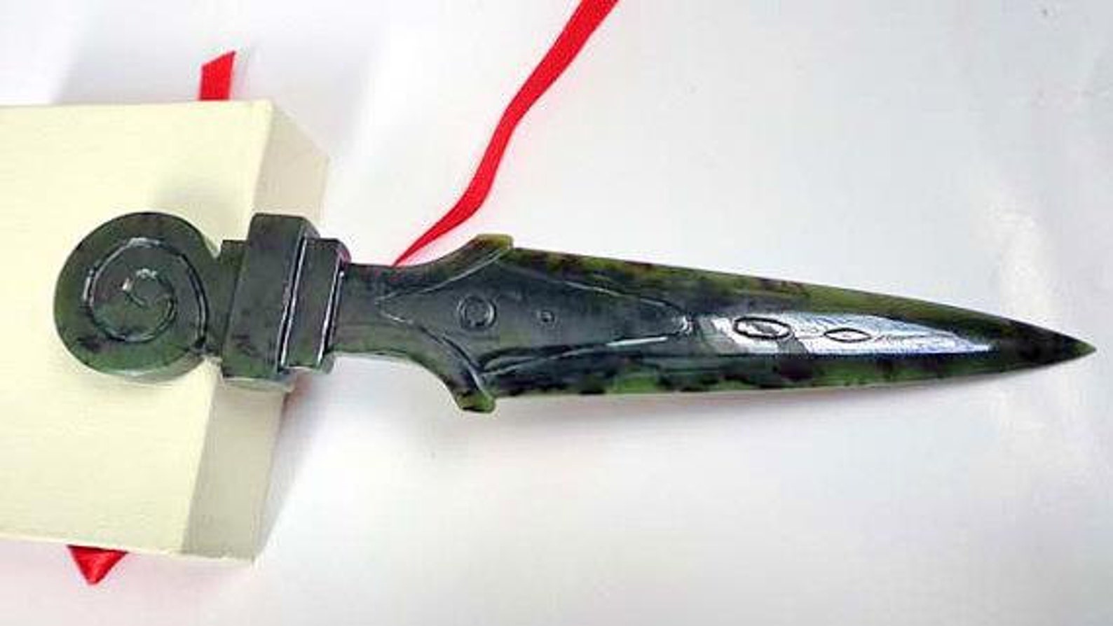 Nephrite Jade Paper Knife. S224 - Etsy
