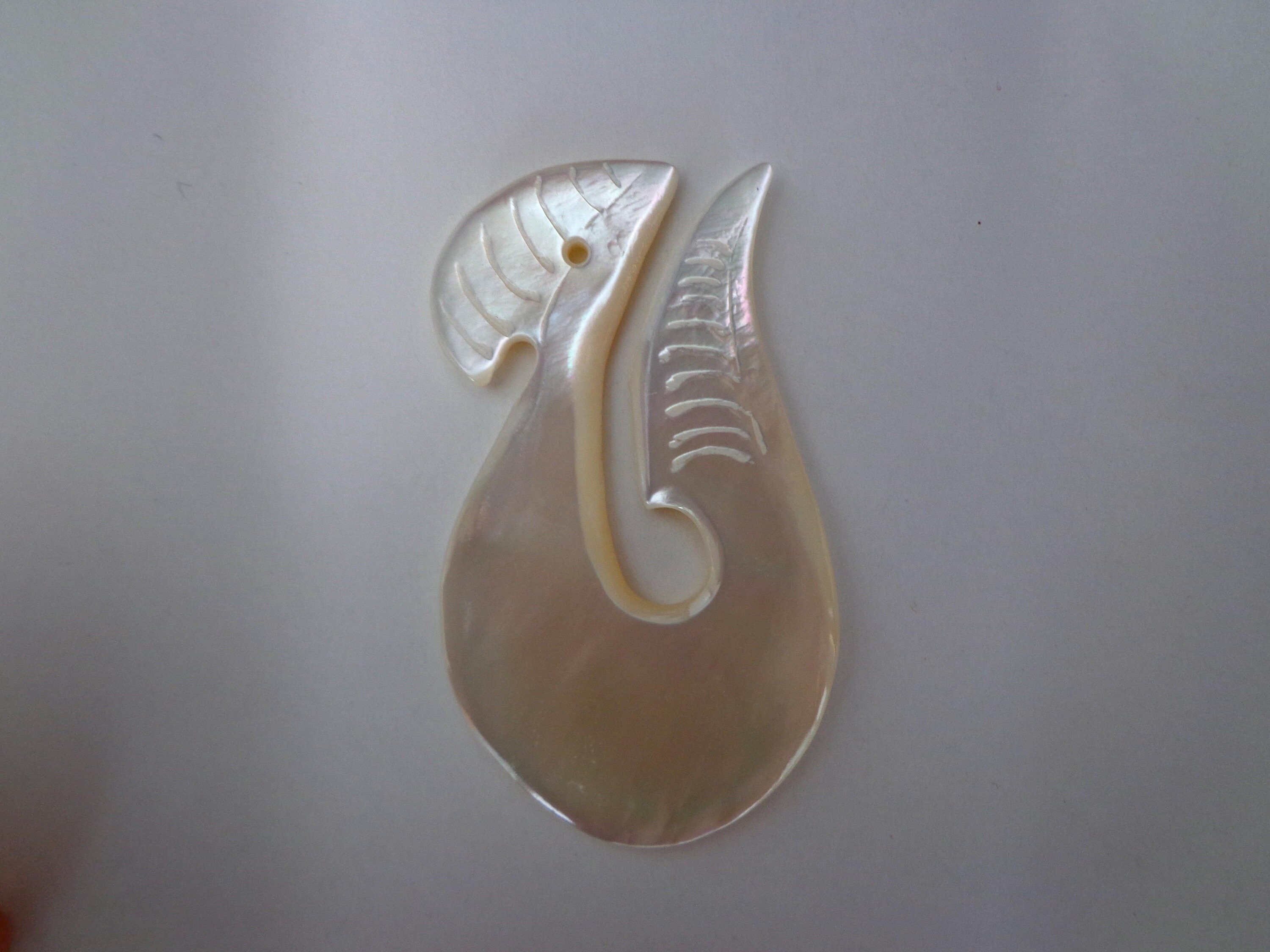 Concha concha colgante de pájaro tallado en espiral. C11 - Etsy España