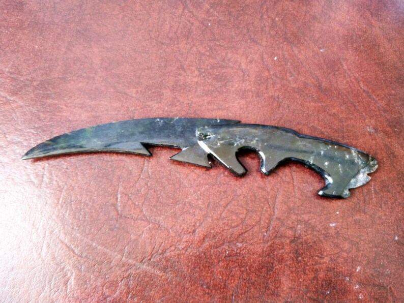 Nephrite Jade Paper Knife. S272 - Etsy