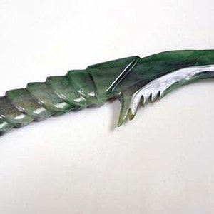 Nephrite Jade Wave Paper Knife. S273 - Etsy