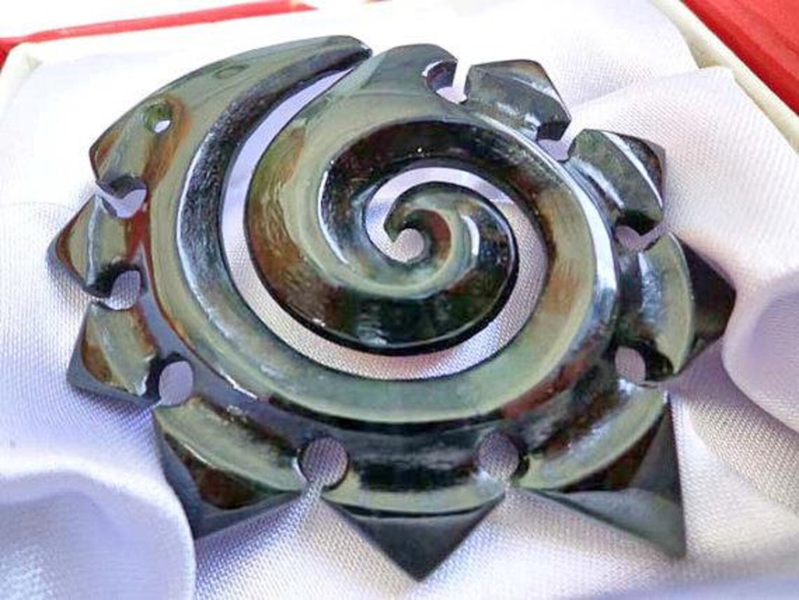 Nephrite Jade Koru Family Pendant. SB377 - Etsy
