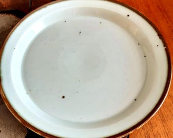 1970s Dansk Brown Mist Plates Dinnerware by Niels Refsgaard Stoneware ...