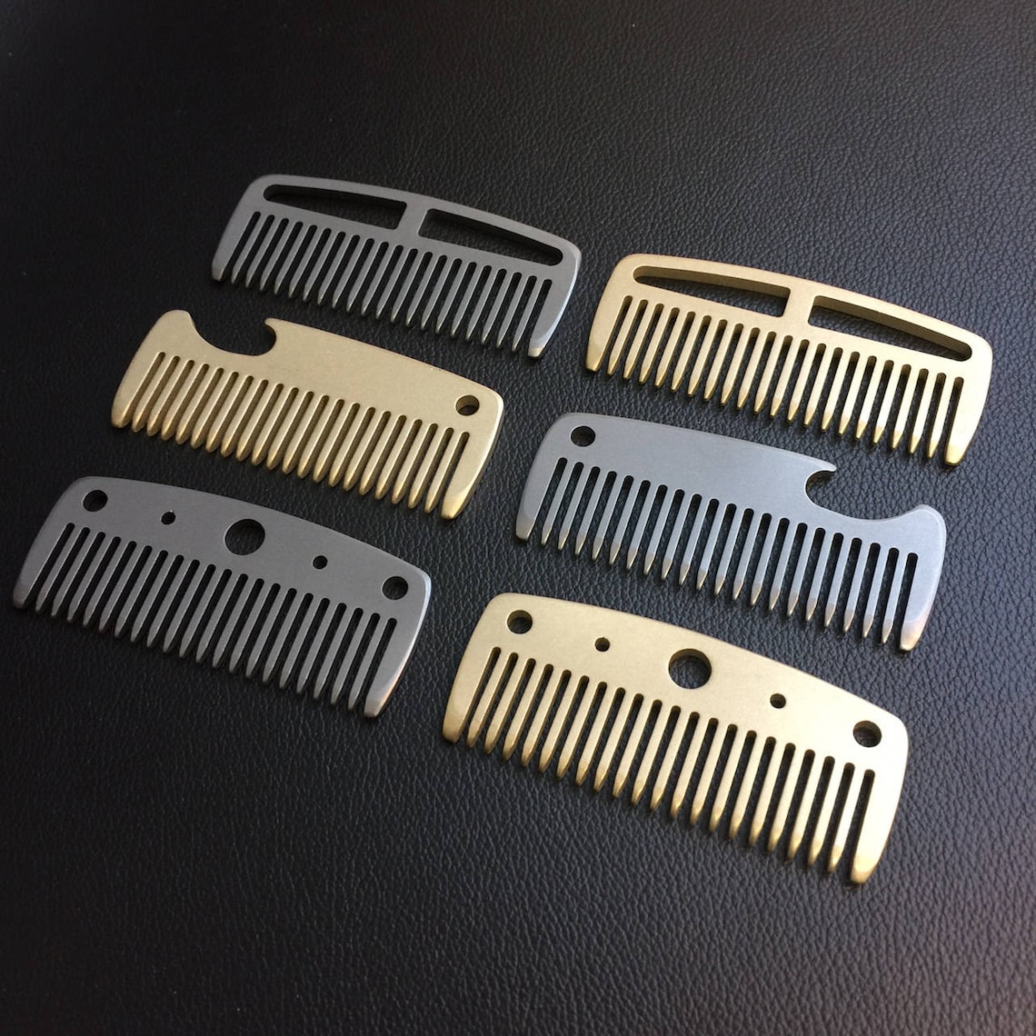 Compact metal pocket combs. Crafted to last a lifetime from | Etsy