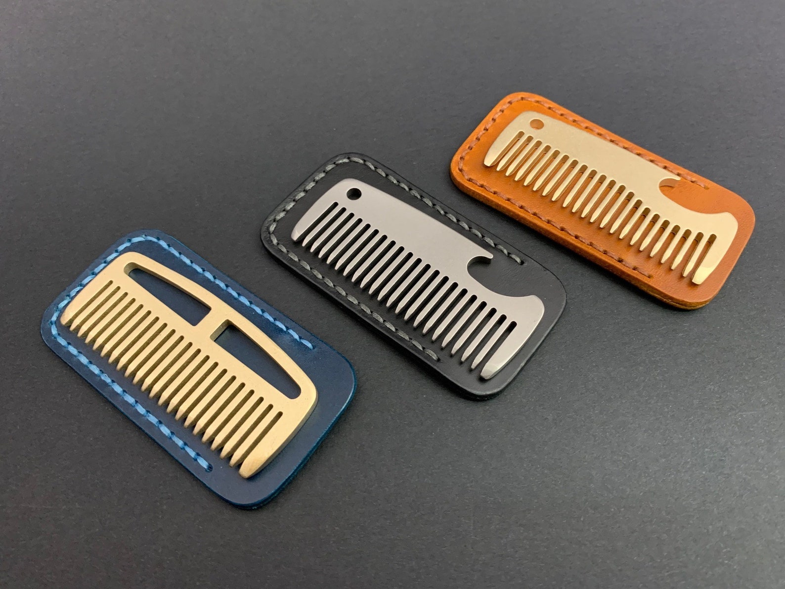 Compact metal pocket combs. Crafted to last a lifetime from | Etsy