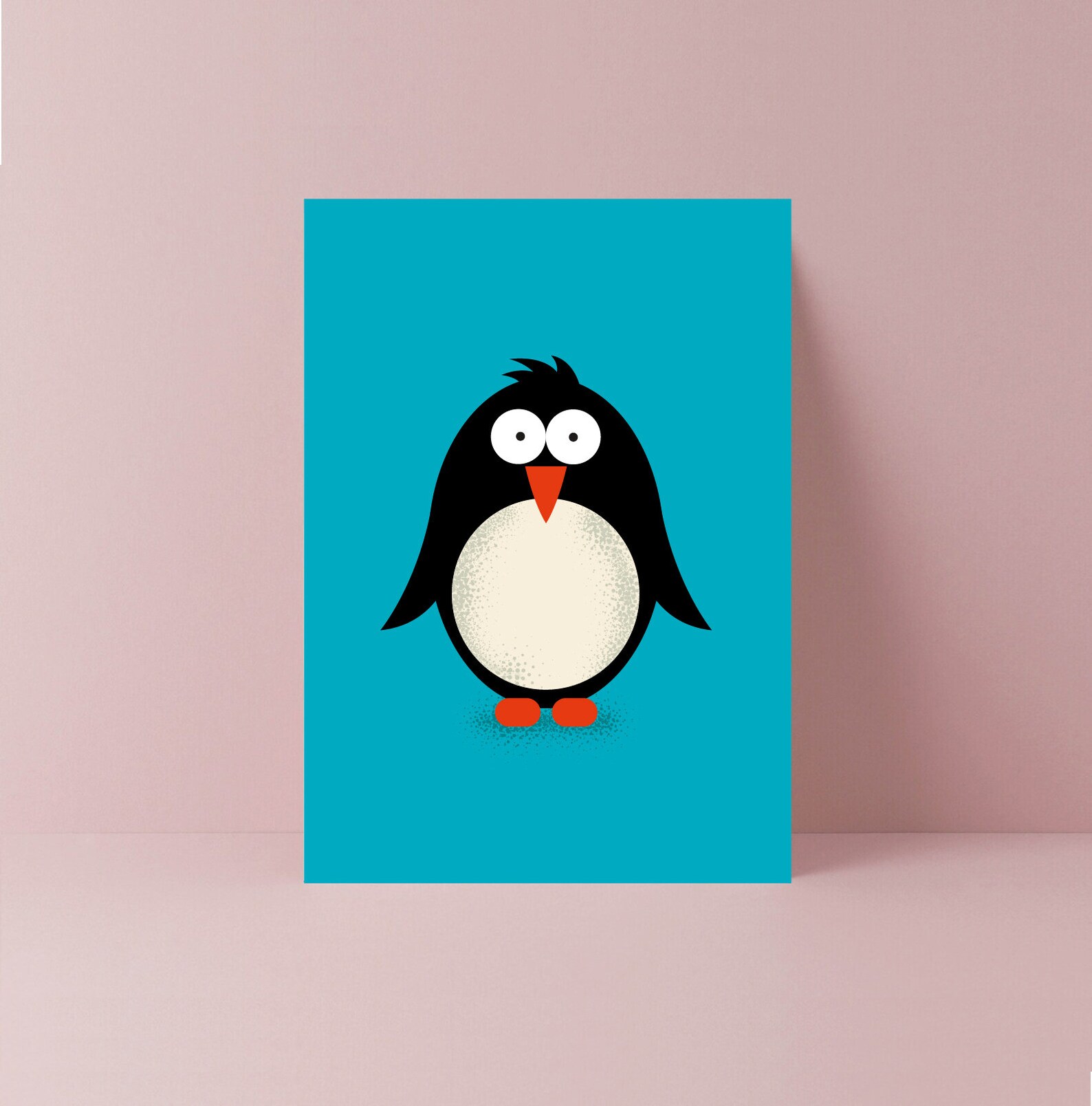 Cute Penguin Card | Birthday | Anniversary | Get Well | Good Luck ...