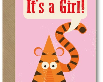 Its a girl card | Etsy