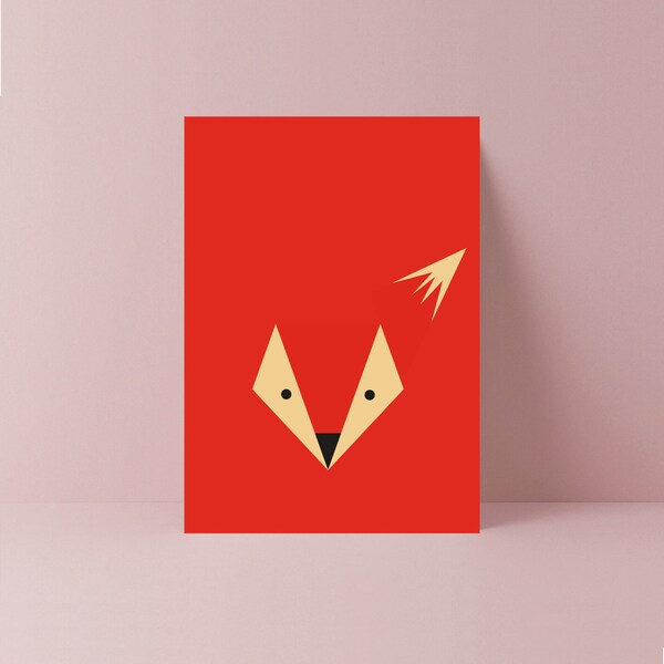 Fox Card - Etsy UK