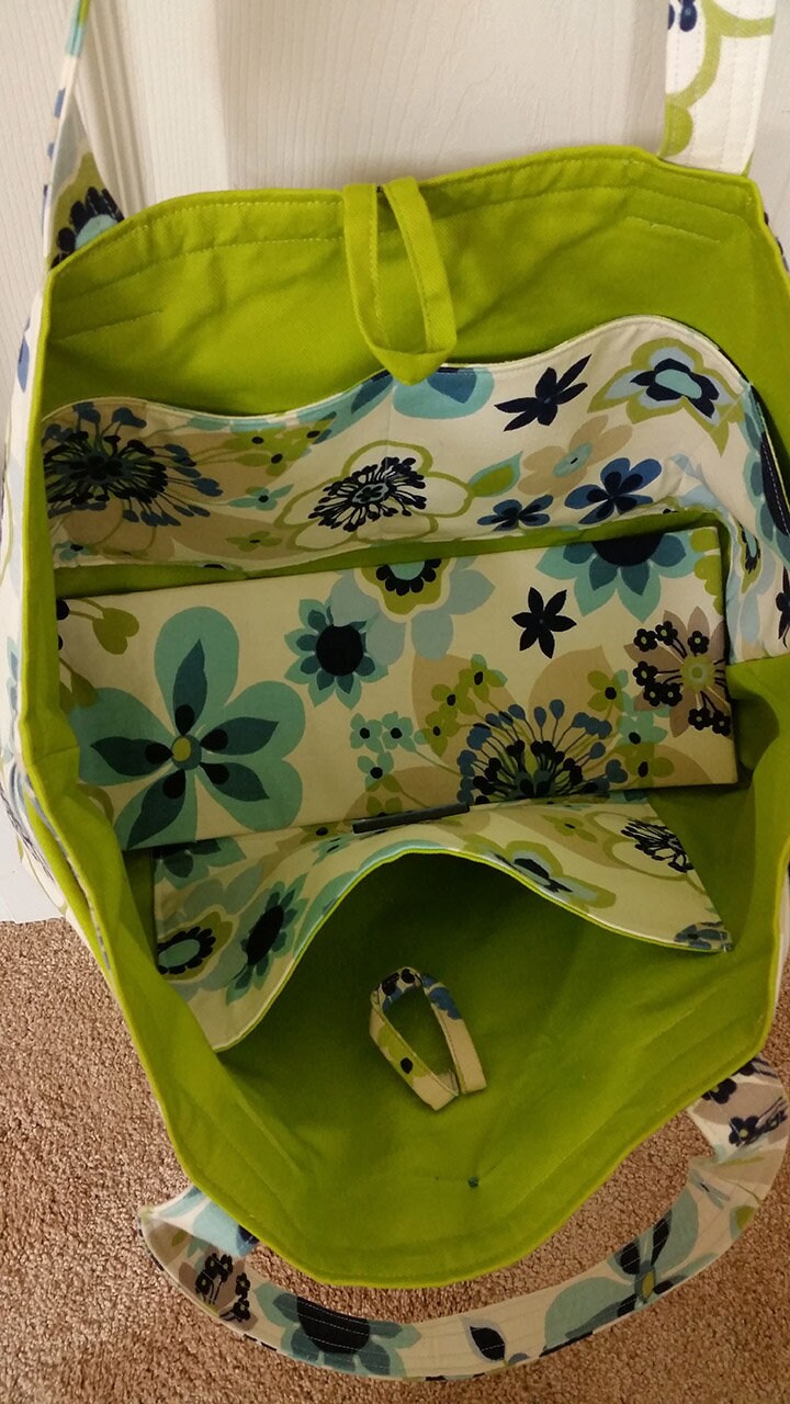 Pretty Handmade Tote Bag or Big Purse - Etsy