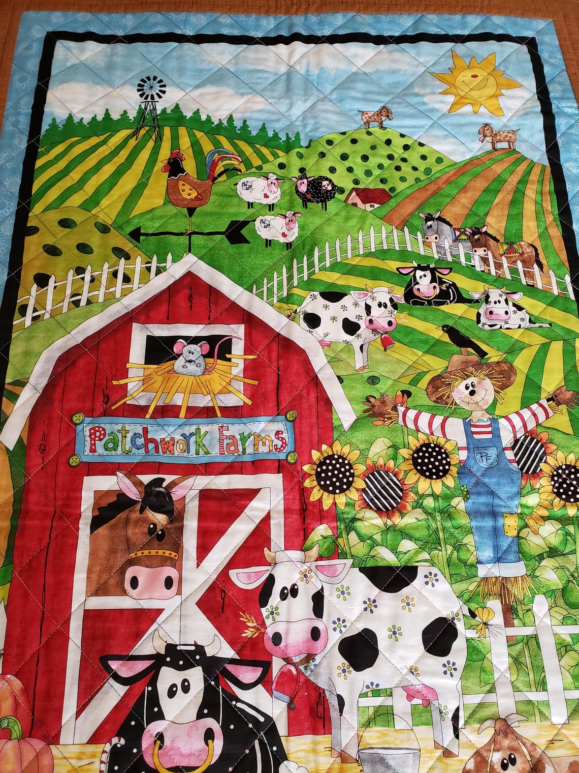 Barn Yard Pals Children's Quilt - Etsy
