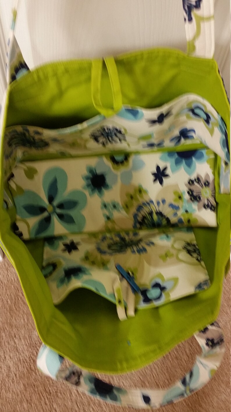 Pretty Handmade Tote Bag or Big Purse - Etsy