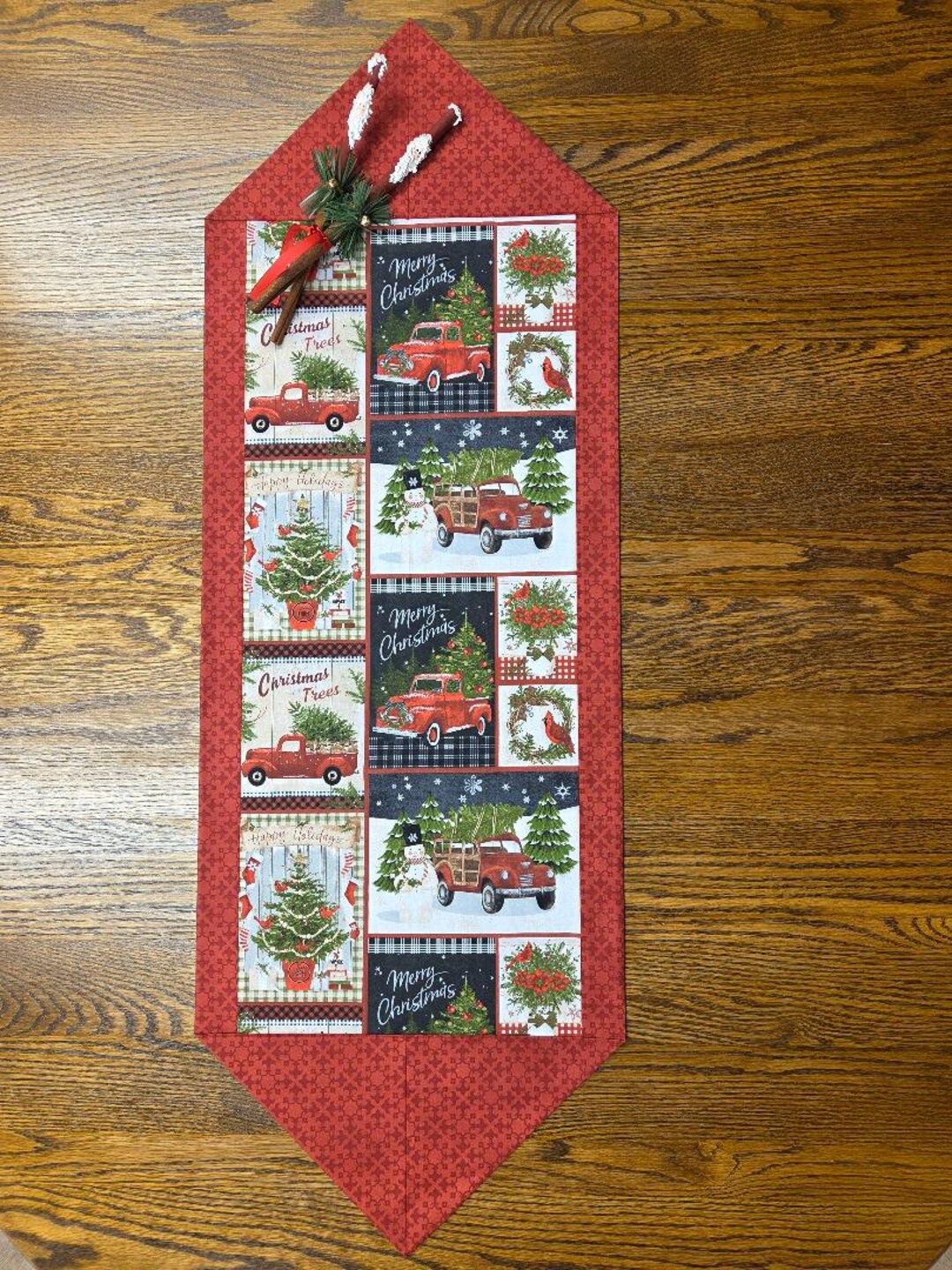 Quilted Table Runner, Christmas, Winter Holiday Table Runner - Etsy