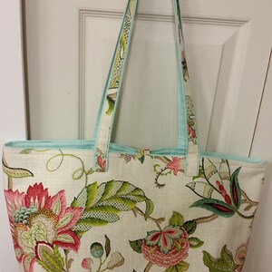 Pretty Handmade Tote Bag or Big Purse - Etsy