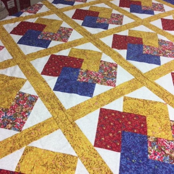 Primary Color Quilt - Etsy