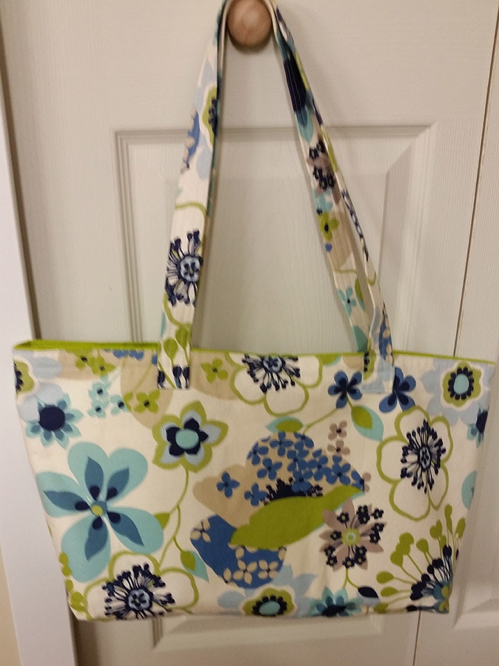 Pretty Handmade Tote Bag or Big Purse - Etsy