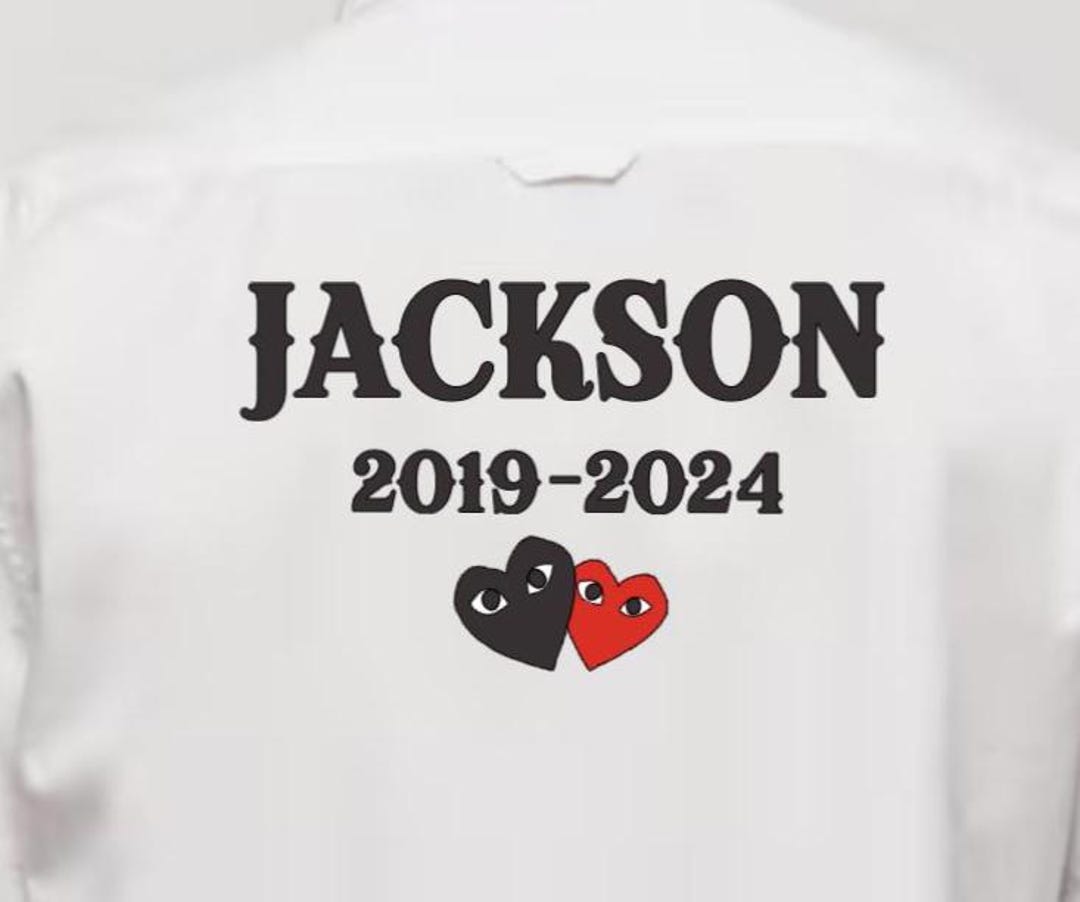 DIY DECAL School Leavers Shirt Decal Transfer HEARTS Style - Iron on at ...