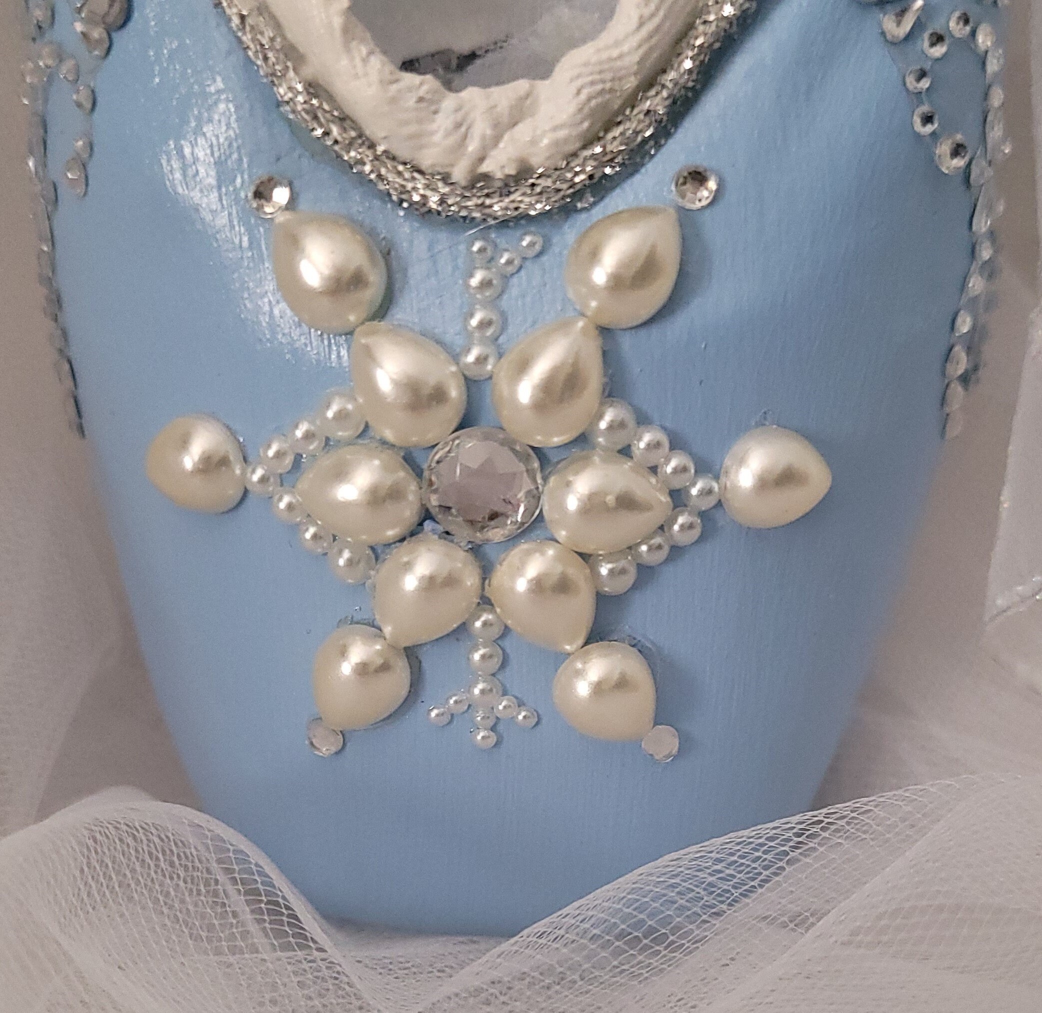 Snow Queen, Land of Snow. Nutcracker Ballet Decorated Pointe Shoe - Etsy