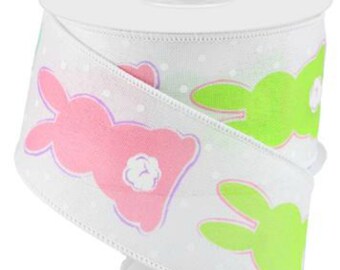 Easter bunny ribbon | Etsy