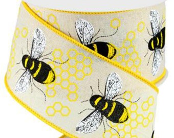 Bumble bee ribbon | Etsy