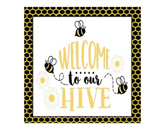 Bumble bee sign | Etsy