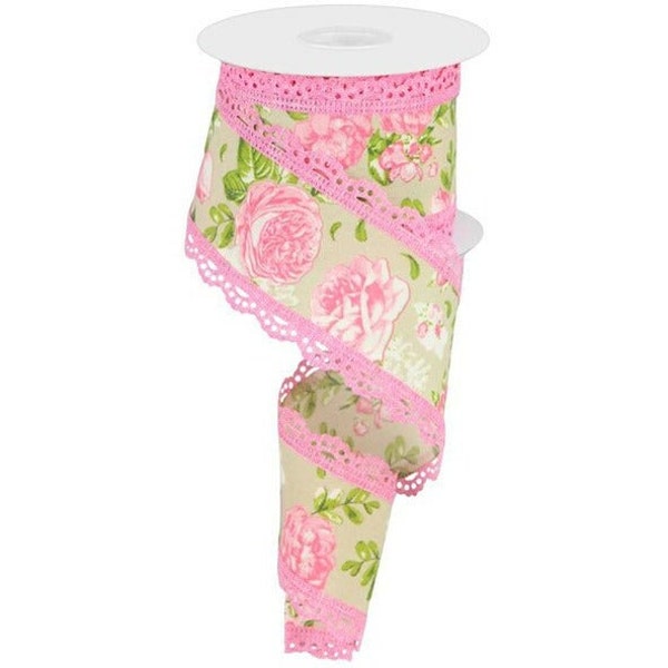 Lace Ribbon Roses - Etsy