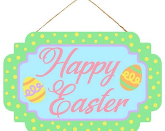 Happy easter sign | Etsy