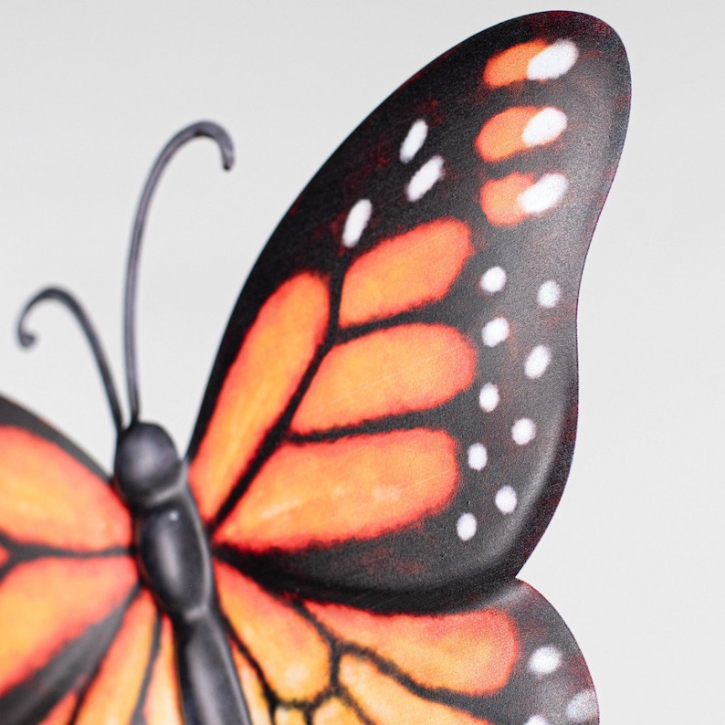 12in Metal Embossed Butterfly: Monarch - Etsy
